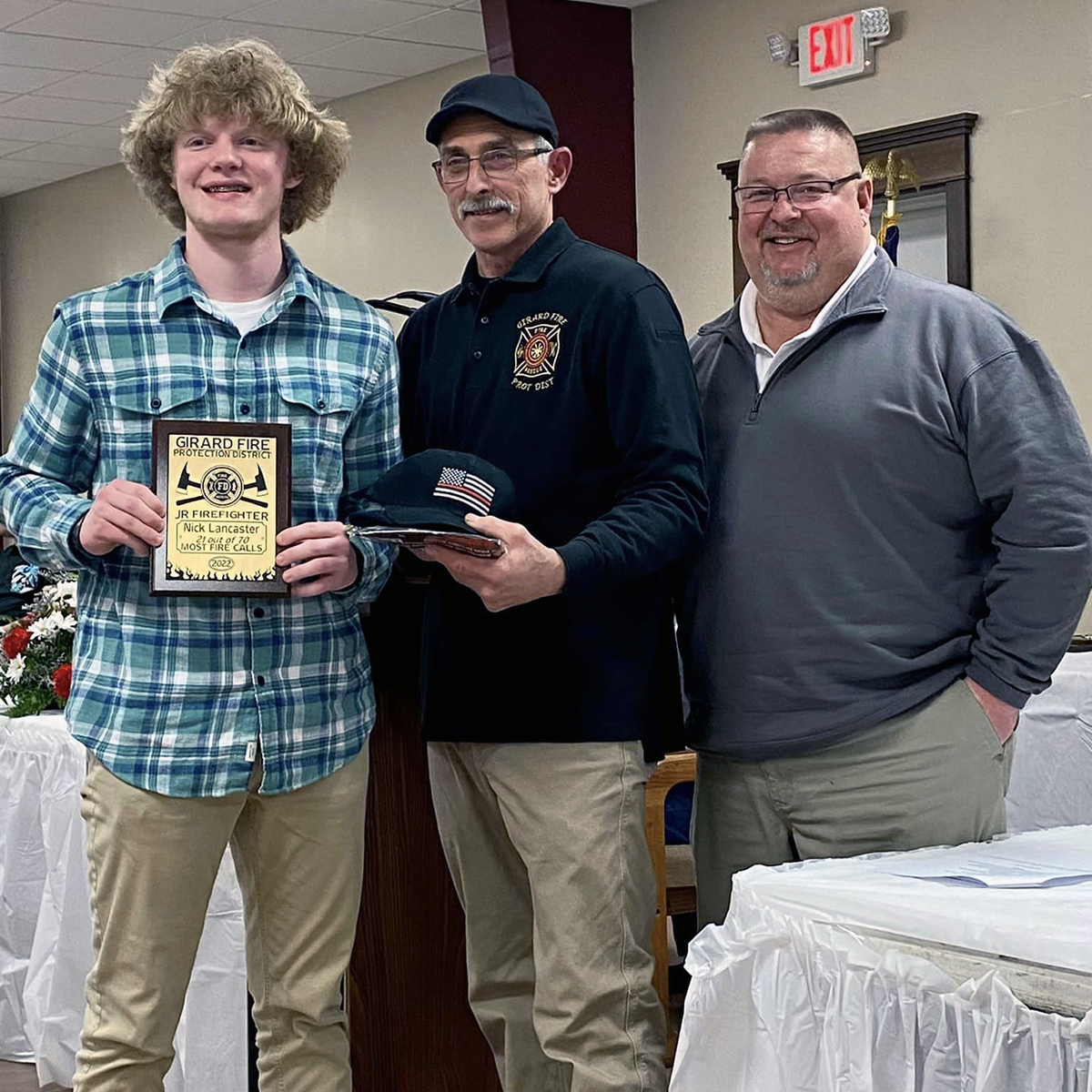 Girard firefighters honored at annual banquet – Enquirer Democrat