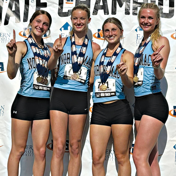 North Mac girls’ track team breaks Class 1A 4×100 record, places eighth ...