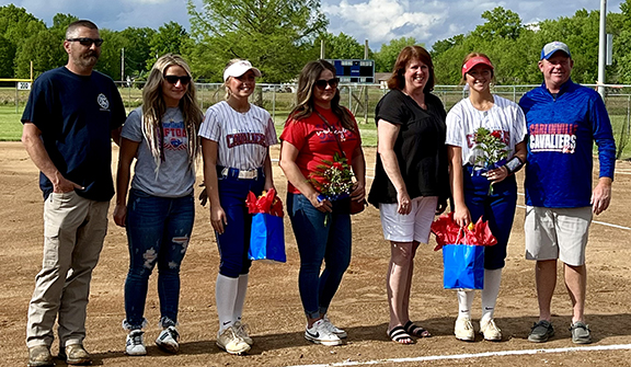Cavaliers softball team holds Senior Night – Enquirer Democrat